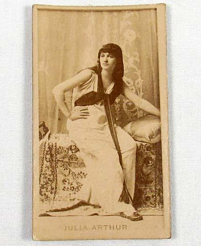 C. 1890'S ACTRESS JULIA ARTHUR SWEET CAPORAL CIGARETTE CARD
