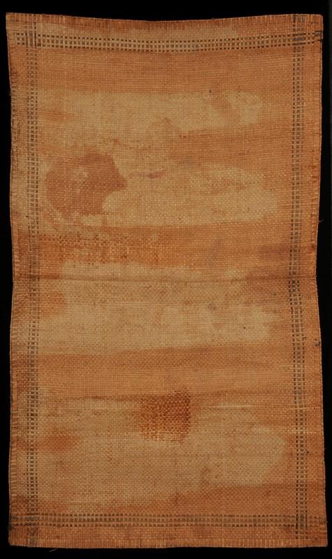 Salish Cedar Bark Mat ca. 1900 40"x 66" Good Condition with Old Native ...