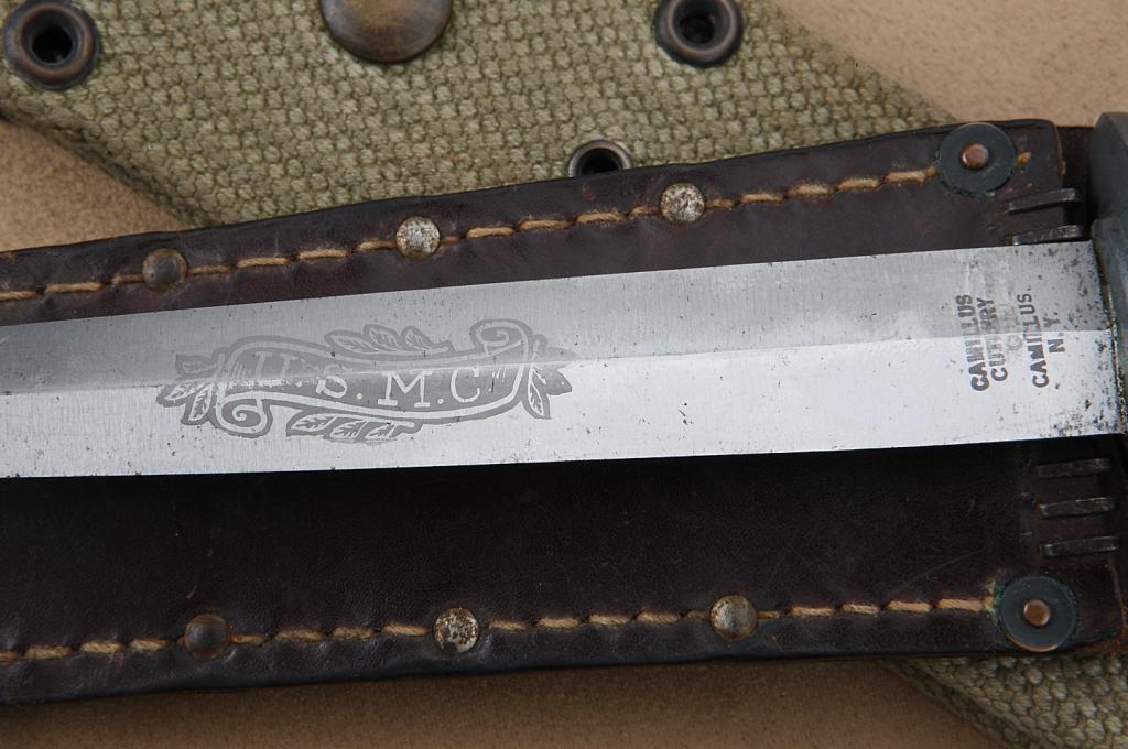 U.S.M.C. issue military fighting knife by Camillus Cutlery Co ...