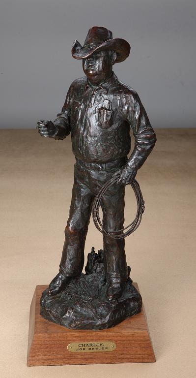 Original bronze of Charlie Dye by noted CA artist Joe Beeler. Charlie ...