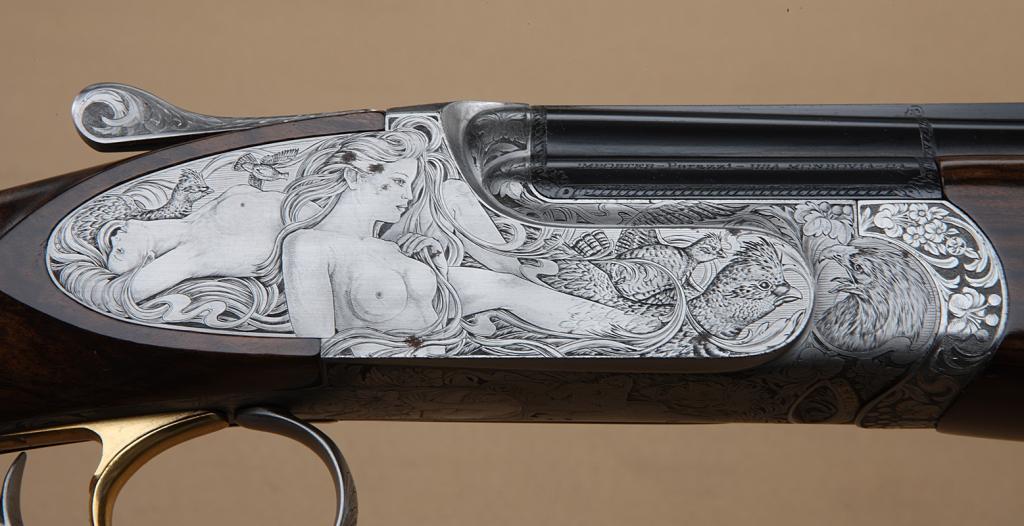 Perazzi extra super grade pair of Galeazzi high-art shotguns, matched ...