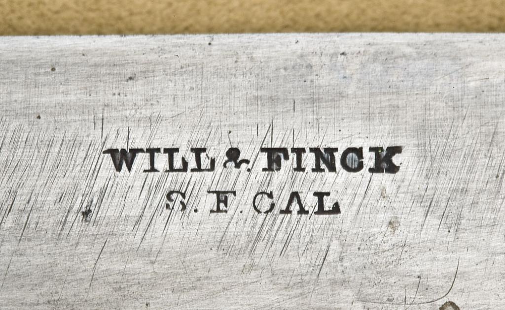 Large Will & Finck, San Francisco, California knife with rosewood ...