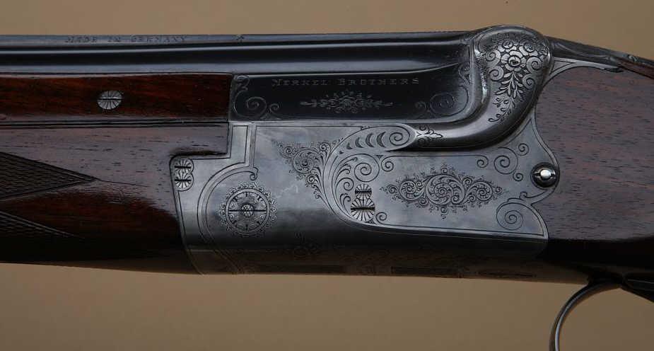 Merkel model 47E, 20ga over/under shotgun, 30” barrels, hand-filed ...
