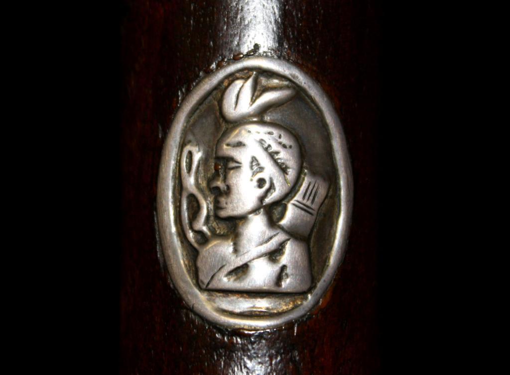 Chief’s grade flintlock trade musket with serpentine side-plate, lock ...