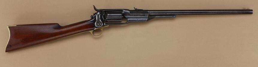 Colt model 1855 Root revolving carbine, .56 caliber percussion, 21 ...