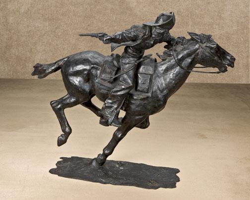 Original bronze by Harry Jackson, #30, Pony Express Rider II, original ...