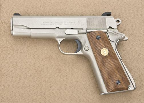 Colt Combat Commander semi-auto pistol, .45 cal., 4-1/4” barrel, satin ...
