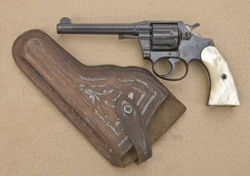 Colt Police Positive DA revolver, .38 cal., 5” barrel, blue finish ...