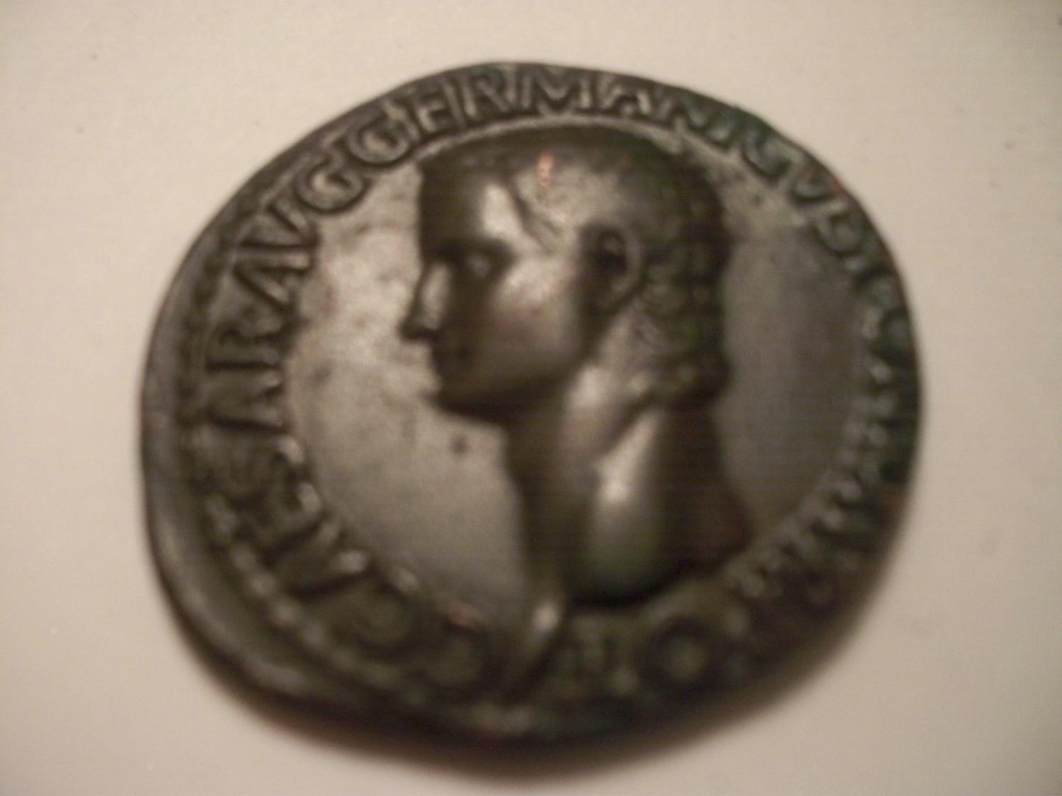 Ancient Roman Coin Caligula, 37-41 AD, Almost 2000 Years Old