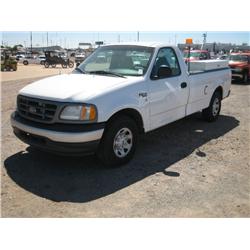 2000 FORD F150 TRITON V8, REG CAB,