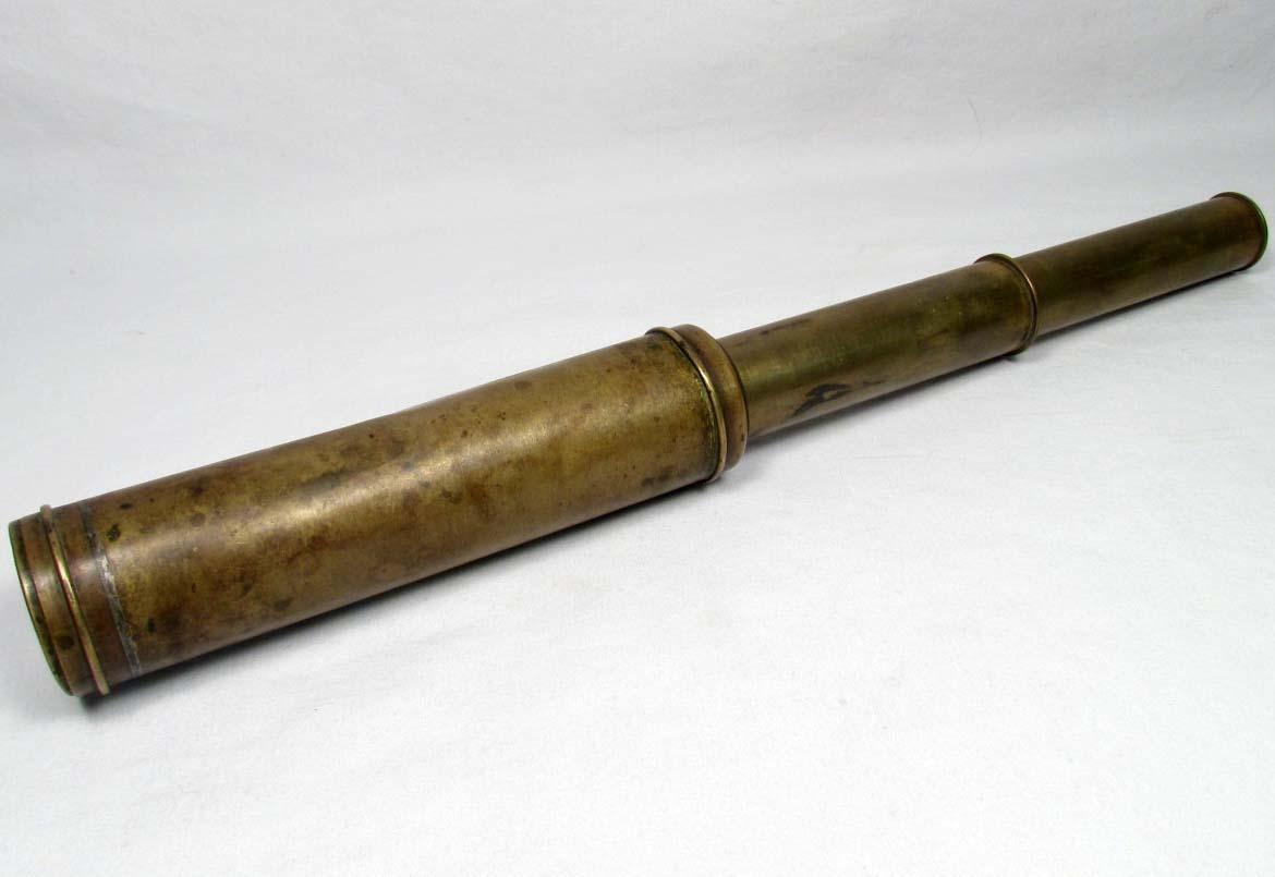 CIVIL WAR ERA 3 DRAW BRASS TELESCOPE