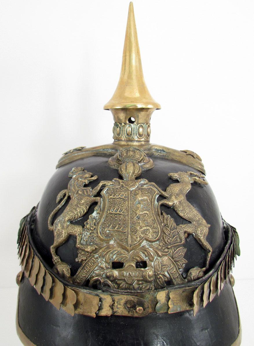 RARE WW1 IMPERIAL GERMAN WURTTEMBERG OFFICERS SPIKE HELMET