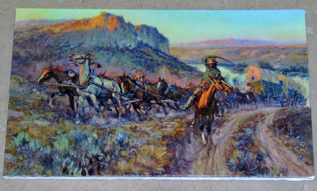 CHARLES RUSSELL PRINT ON CANVAS