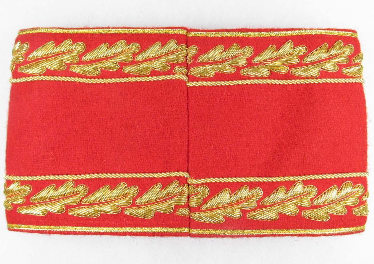 LOT OF 2 WW2 GERMAN NAZI NSDAP POLITICAL HIGH LEADER ARM BANDS