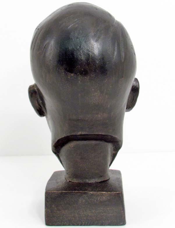 WW2 GERMAN NAZI DICTATOR ADOLF HITLER CAST IRON STATUE / BUST