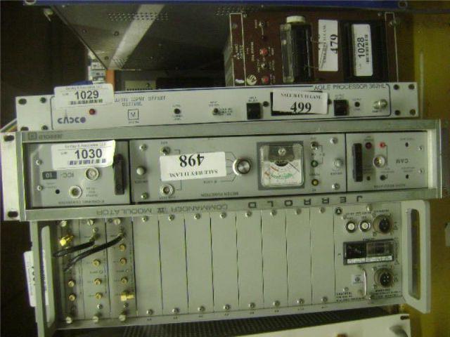 JERROLD COMMANDER IV MODULATOR {print sequence:} 498