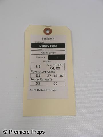 Scream 4 Deputy Hoss (Adam Brody) Sheriff Movie Costumes