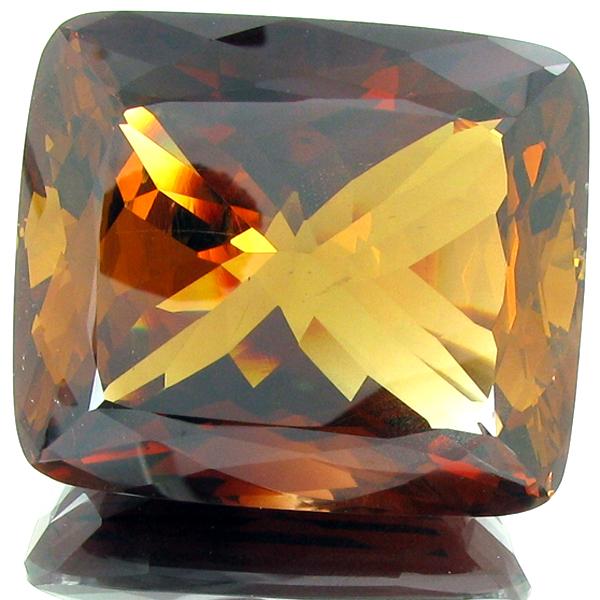 851.75ct Cognac Firey Red Imperial Topaz Appraised $1.8mm (GEM-28705)