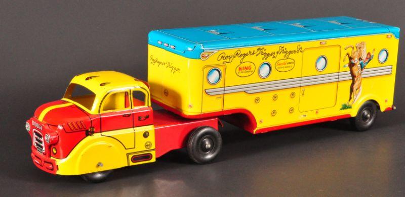 Roy Rogers & Trigger Marx Tin Toy Truck RR