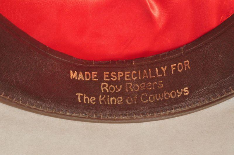 Roy Rogers Custom Texas Hatters Cowboy Hat RR