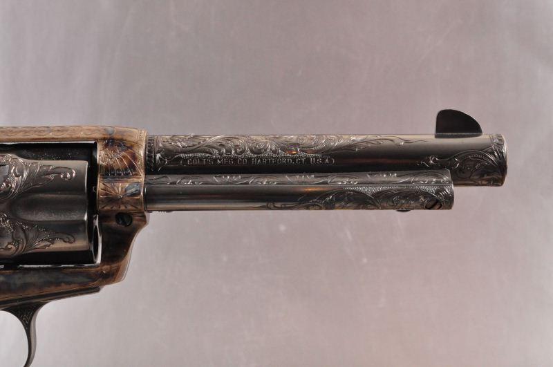 Ken Hurst Engraved Colt .45 SAA Ivory Grips FFL