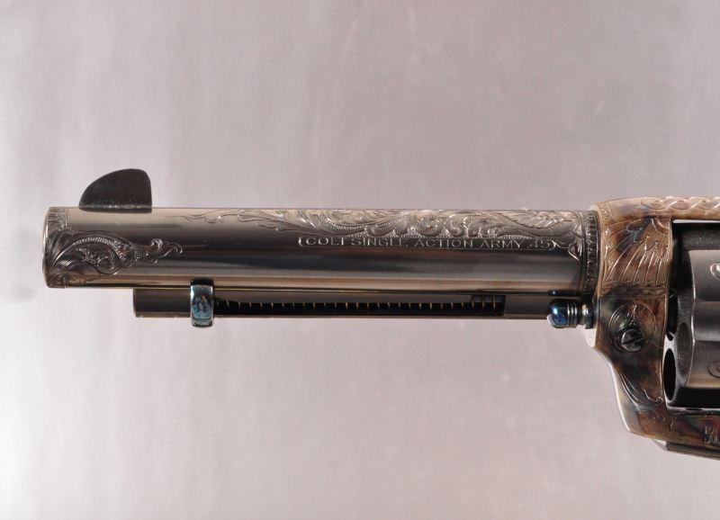 Ken Hurst Engraved Colt .45 SAA Ivory Grips FFL