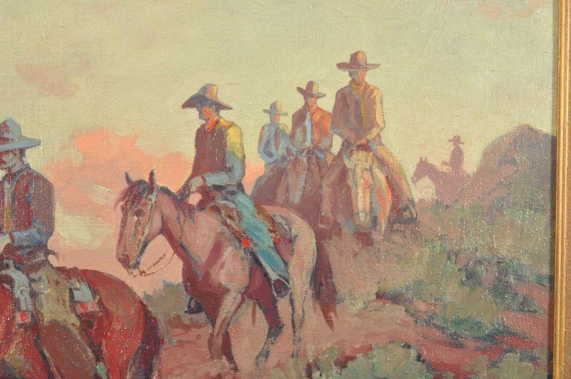 Till Goodan "Trail Riders" Oil Painting 1856-1958