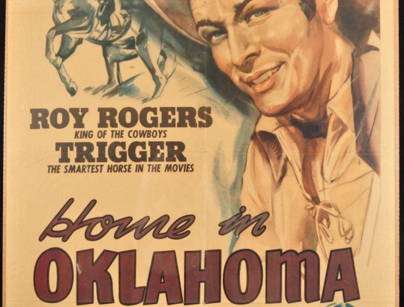 Roy Rogers Home in Oklahoma Movie Poster RR