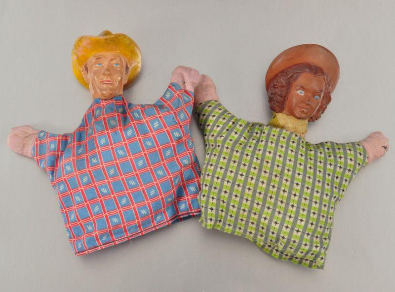 Roy Rogers and Dale Evans Hand Puppets RR