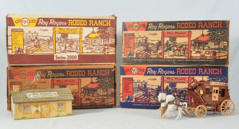 Four Roy Rogers Boxes for Vintage Toys RR
