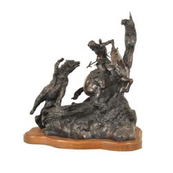 "Unchained Fury" Bronze by Rusty Phelps 1972