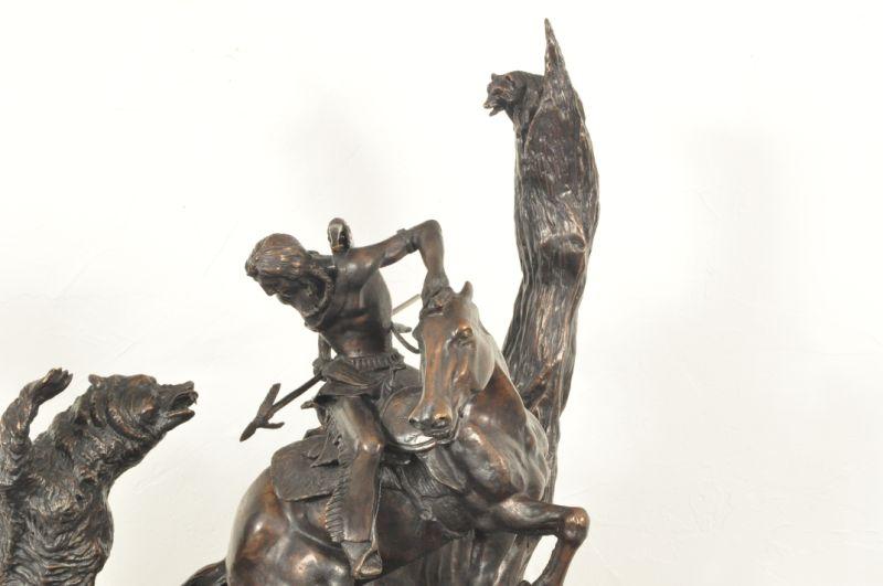 "Unchained Fury" Bronze by Rusty Phelps 1972