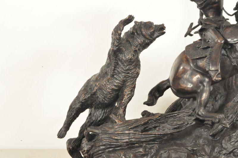 "Unchained Fury" Bronze by Rusty Phelps 1972