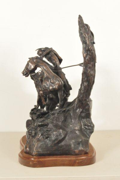 "Unchained Fury" Bronze by Rusty Phelps 1972