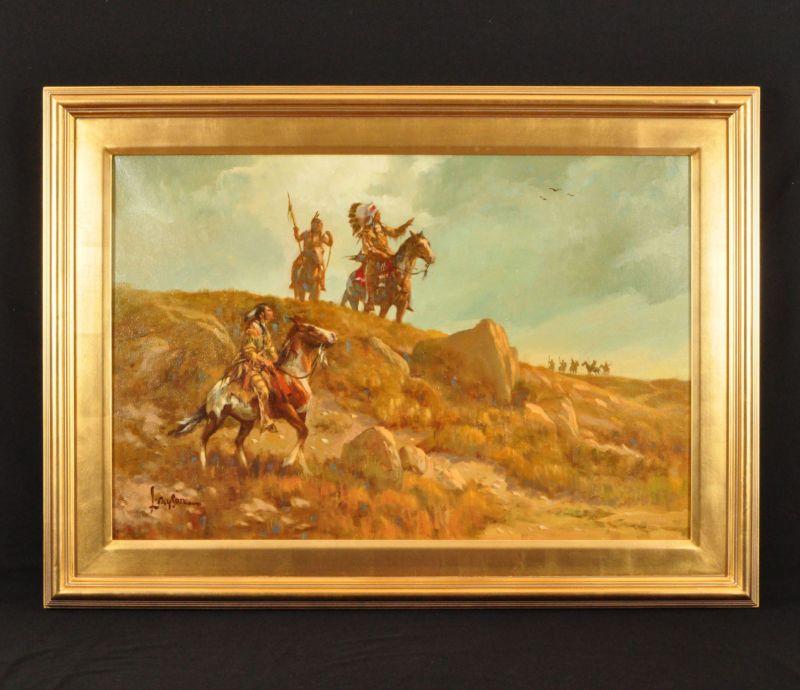 Lyle Tayson Oil Painting "Medicine Sign"