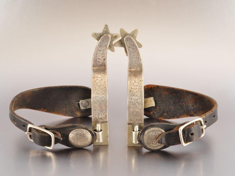 Roy Rogers Engraved Ricardo Spurs RR