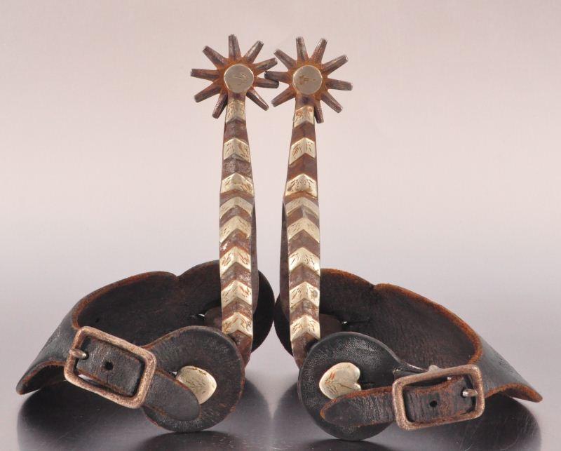 J.R McChesney No. 18 Pattern Chevron Spurs