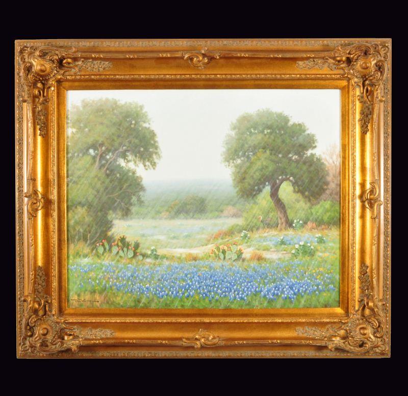 Don Warren "A Rainy Hill Country Spring" Painting