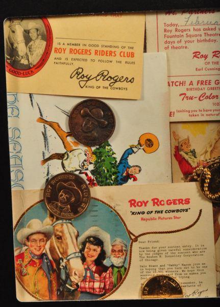 Collection of Roy Rogers Fan Club Items RR