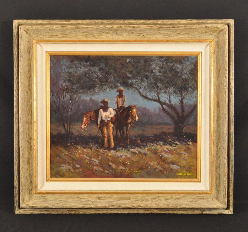 Willis M. Rue Oil Painting "The Searchers"