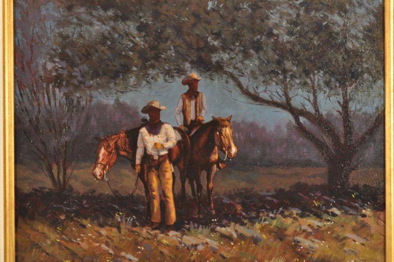 Willis M. Rue Oil Painting "The Searchers"