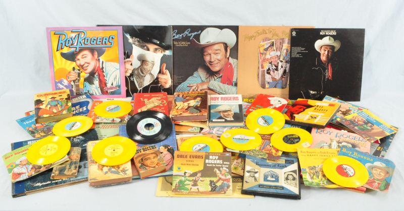 Large Collection of Roy Rogers Records RR