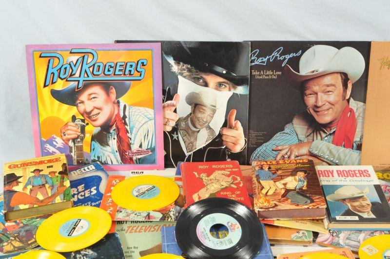 Large Collection of Roy Rogers Records RR