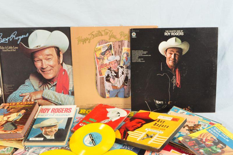 Large Collection of Roy Rogers Records RR