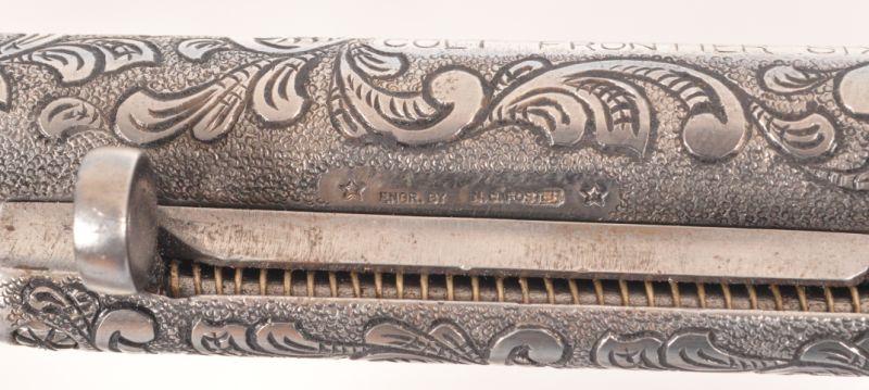 N.C. Foster Engraved Colt Frontier Six Shooter