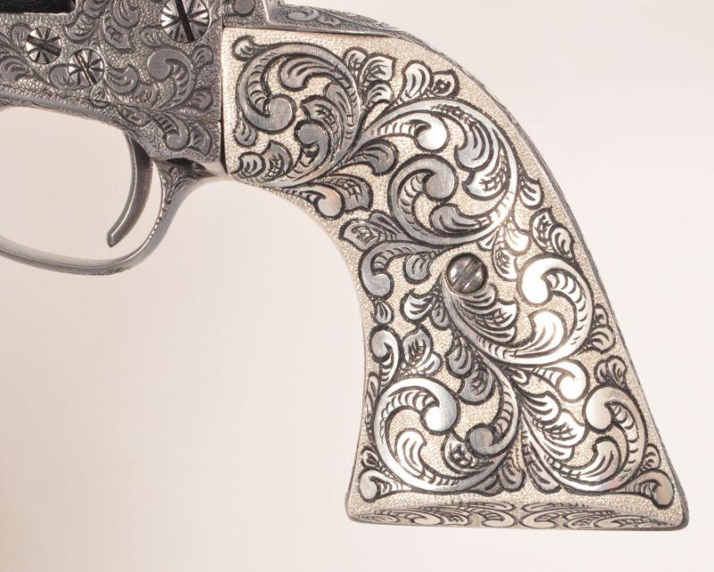 N.C. Foster Engraved Colt Frontier Six Shooter