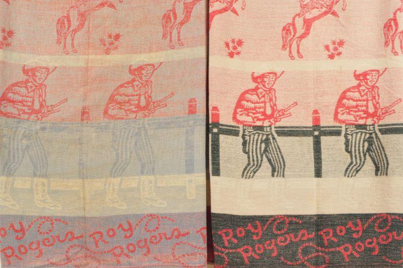 Two Vintage Roy Rogers Blankets RR