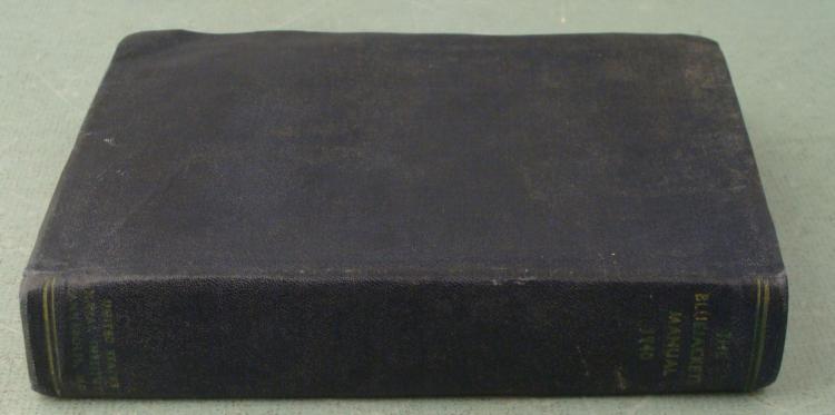 1940 US NAVY BLUE JACKETS HANDBOOK WWII MANUAL NAMED
