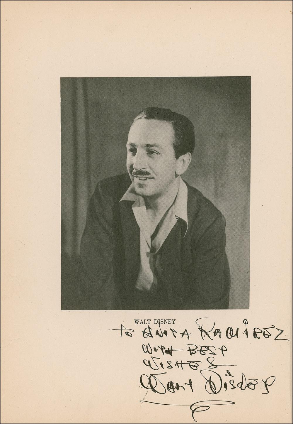 Walt Disney Signed ''Art of Walt Disney''