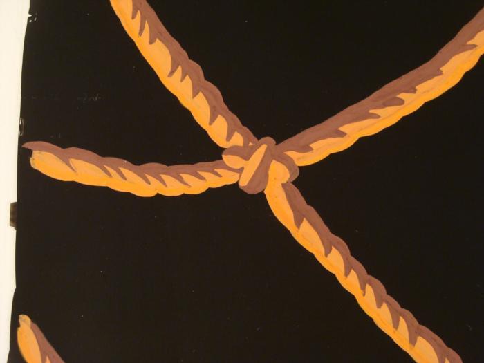 Cel Rope Original Animation Background SpongeBob Art